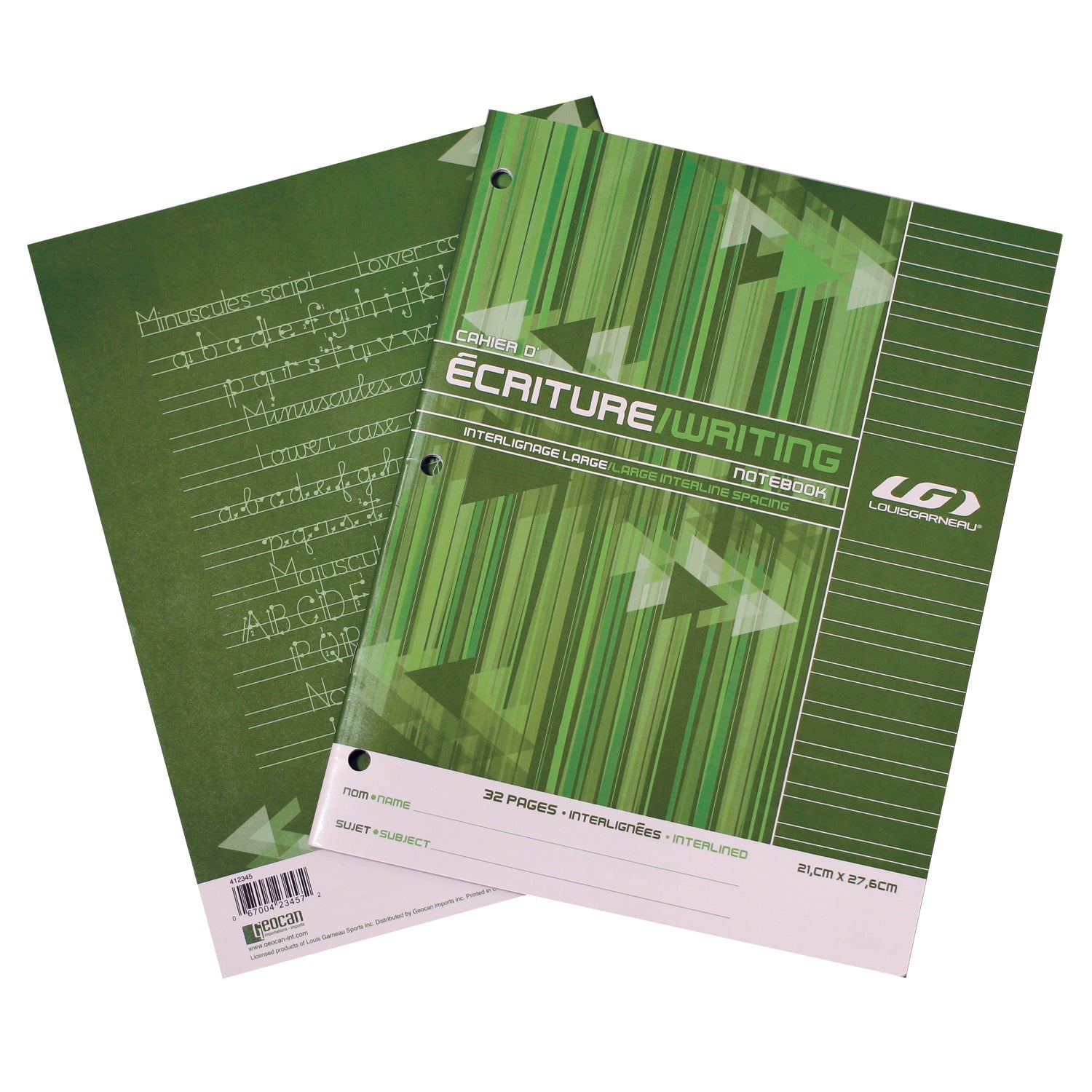 Louis Garneau Large Interlined Writing Notebook | TS