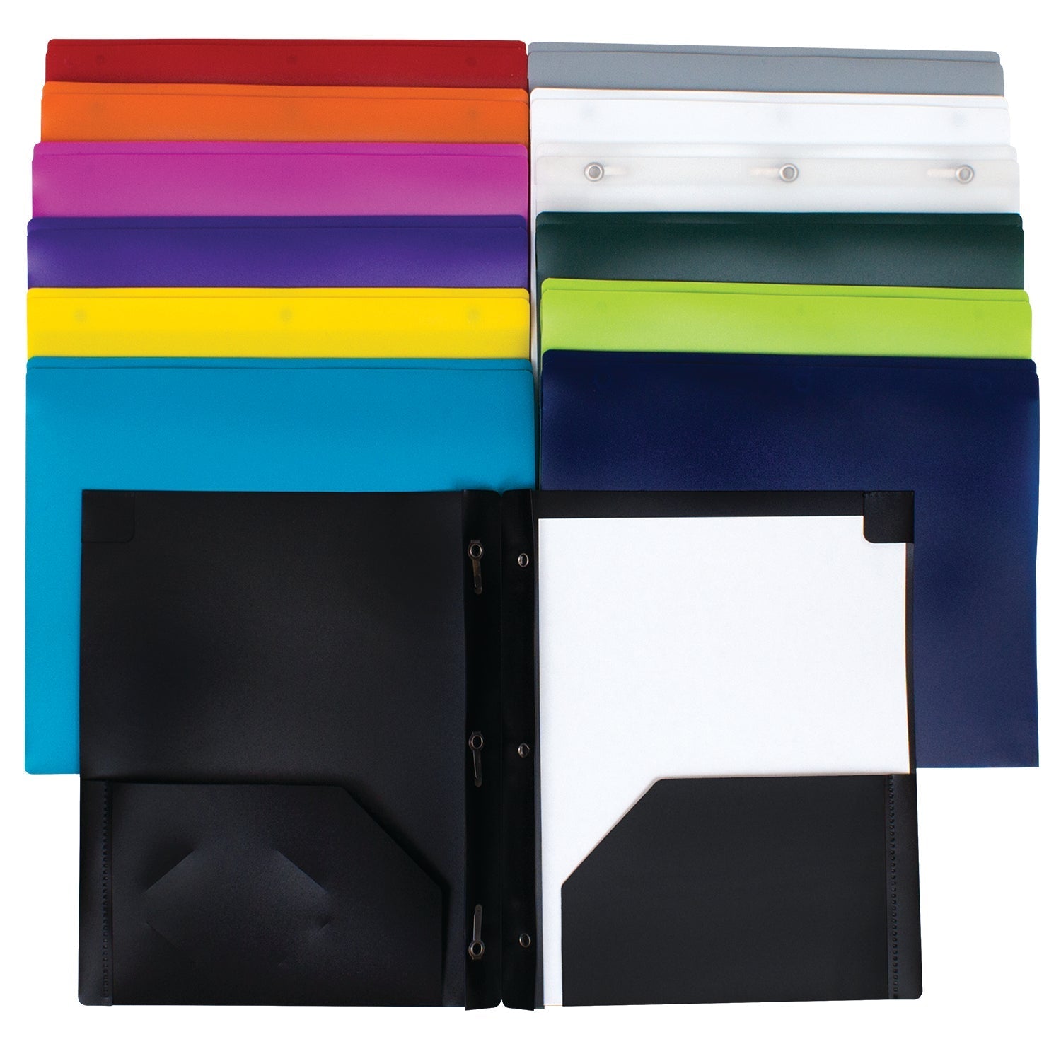 Duotang Plastic GEO | Fasteners and Pouches | TS